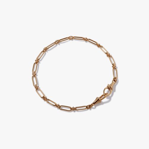 Knuckle Solid 14ct Yellow Gold Classic Link Chain Bracelet - Annoushka ... Knuckle Solid 14ct Yellow Gold Classic Link Chain Bracelet - Annoushka ...