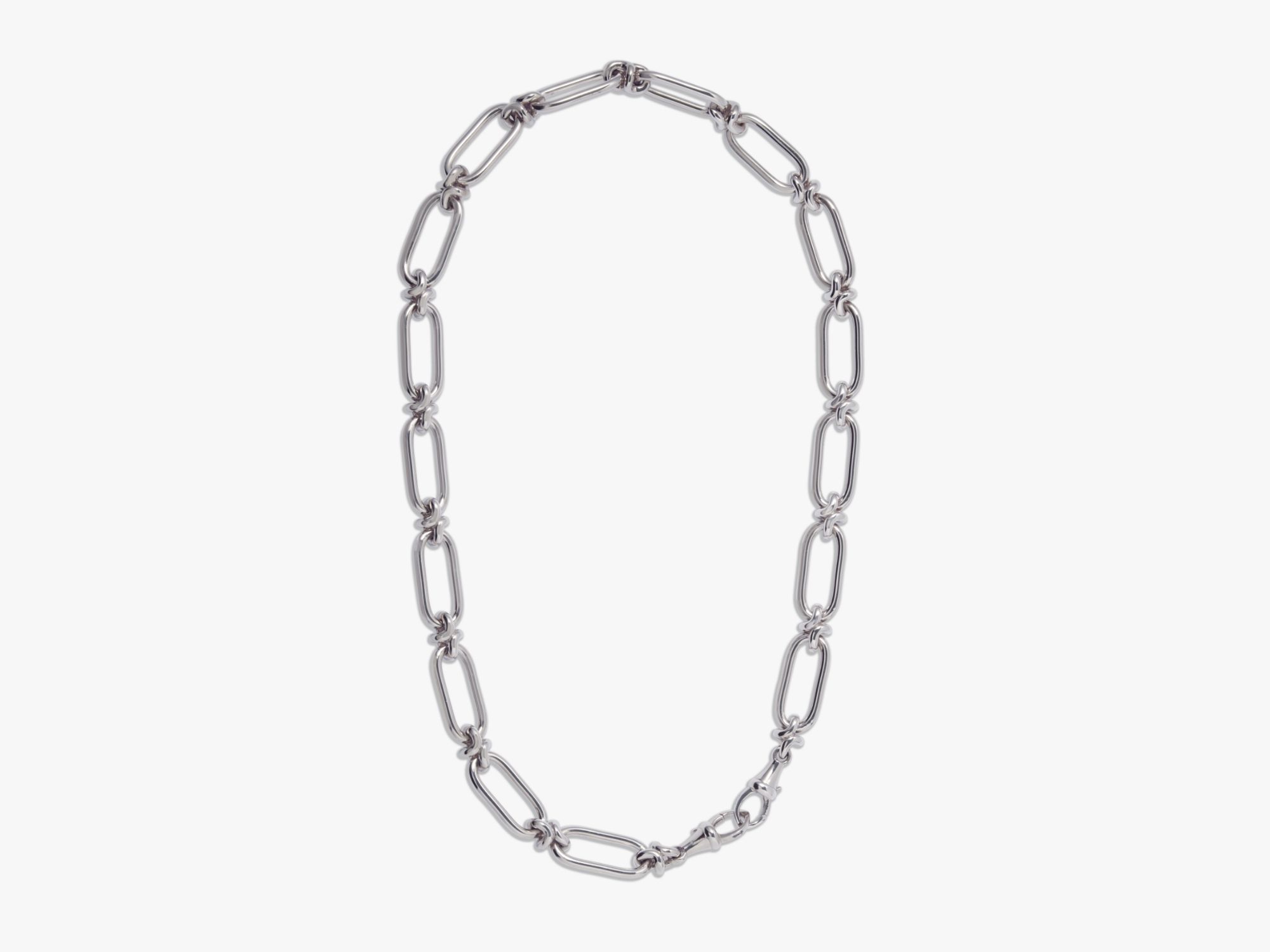 Sterling Silver Knuckle Heavy Chain Necklace - Annoushka International