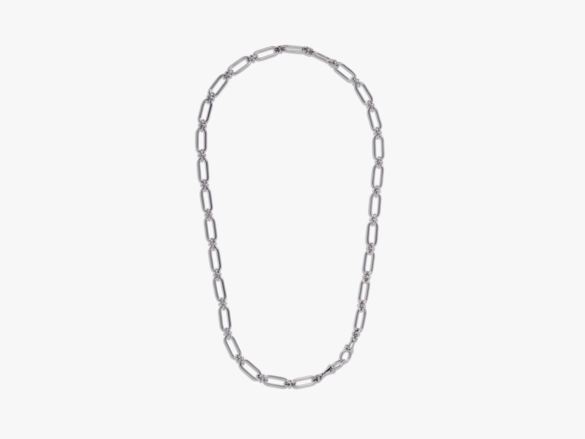 Sterling Silver Knuckle Bold Chain Necklace - Annoushka International