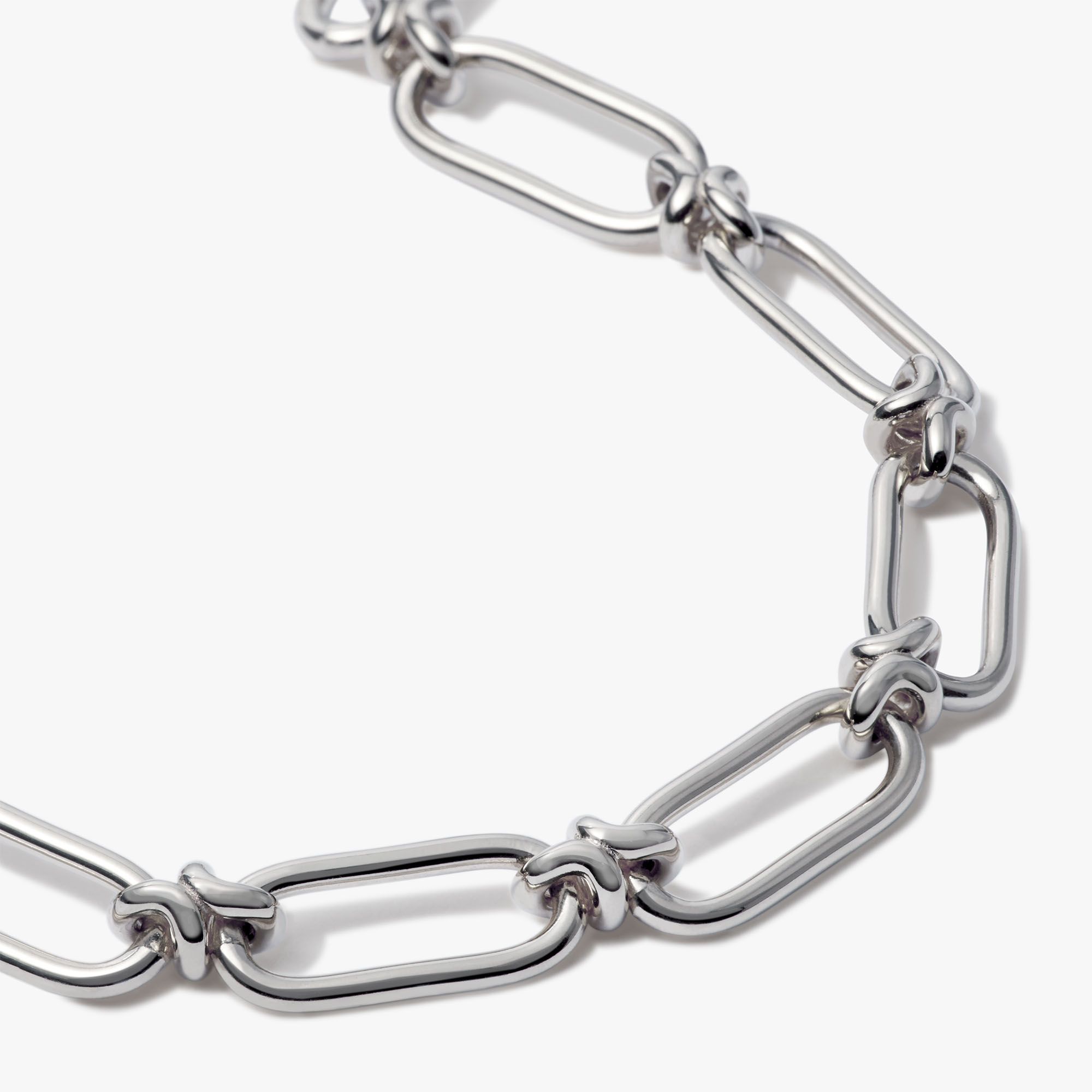 Sterling Silver Knuckle Bold Chain Necklace - Annoushka International