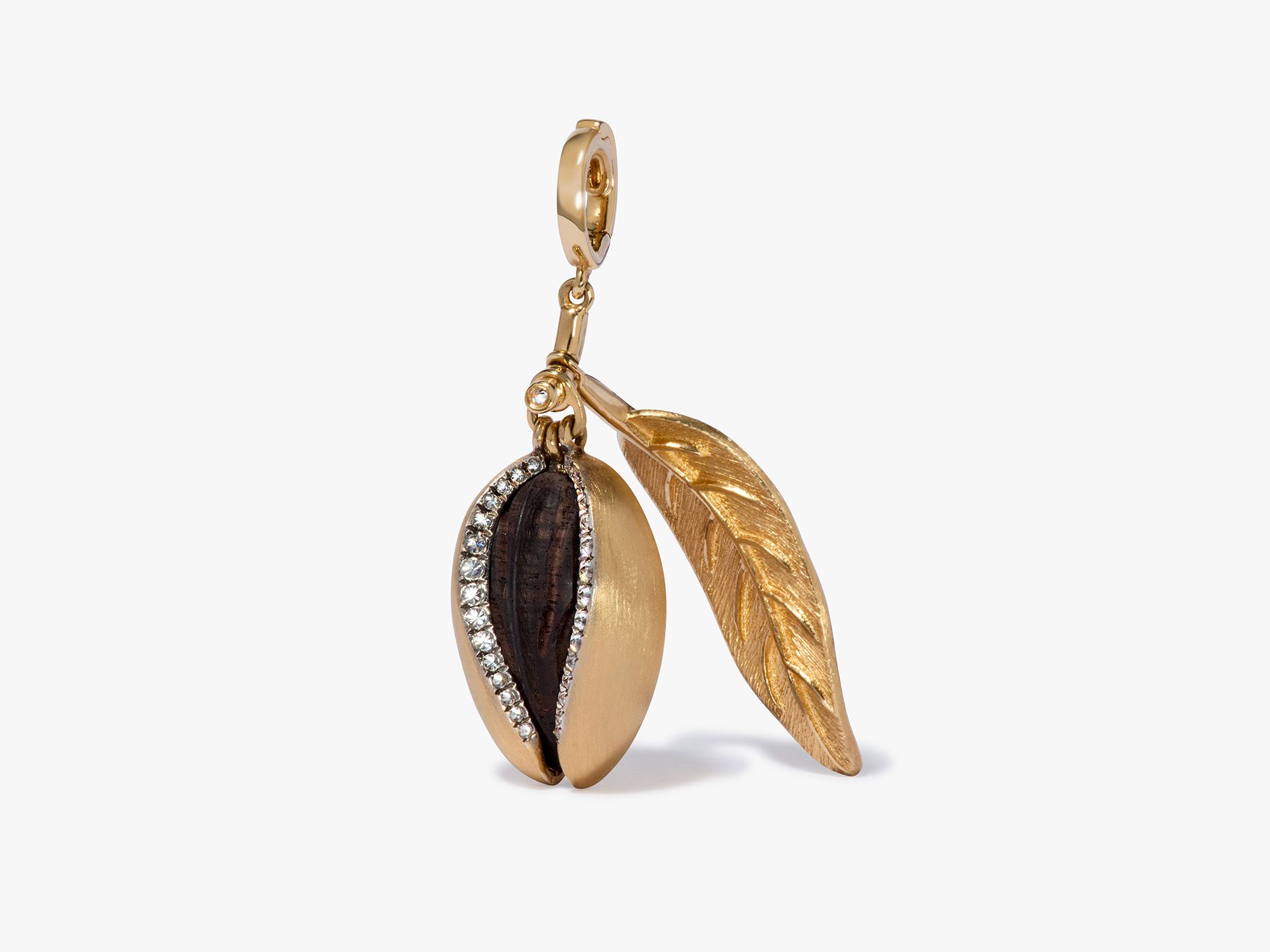 18ct Solid Gold Mythology Almond Charm Pendant - Annoushka International