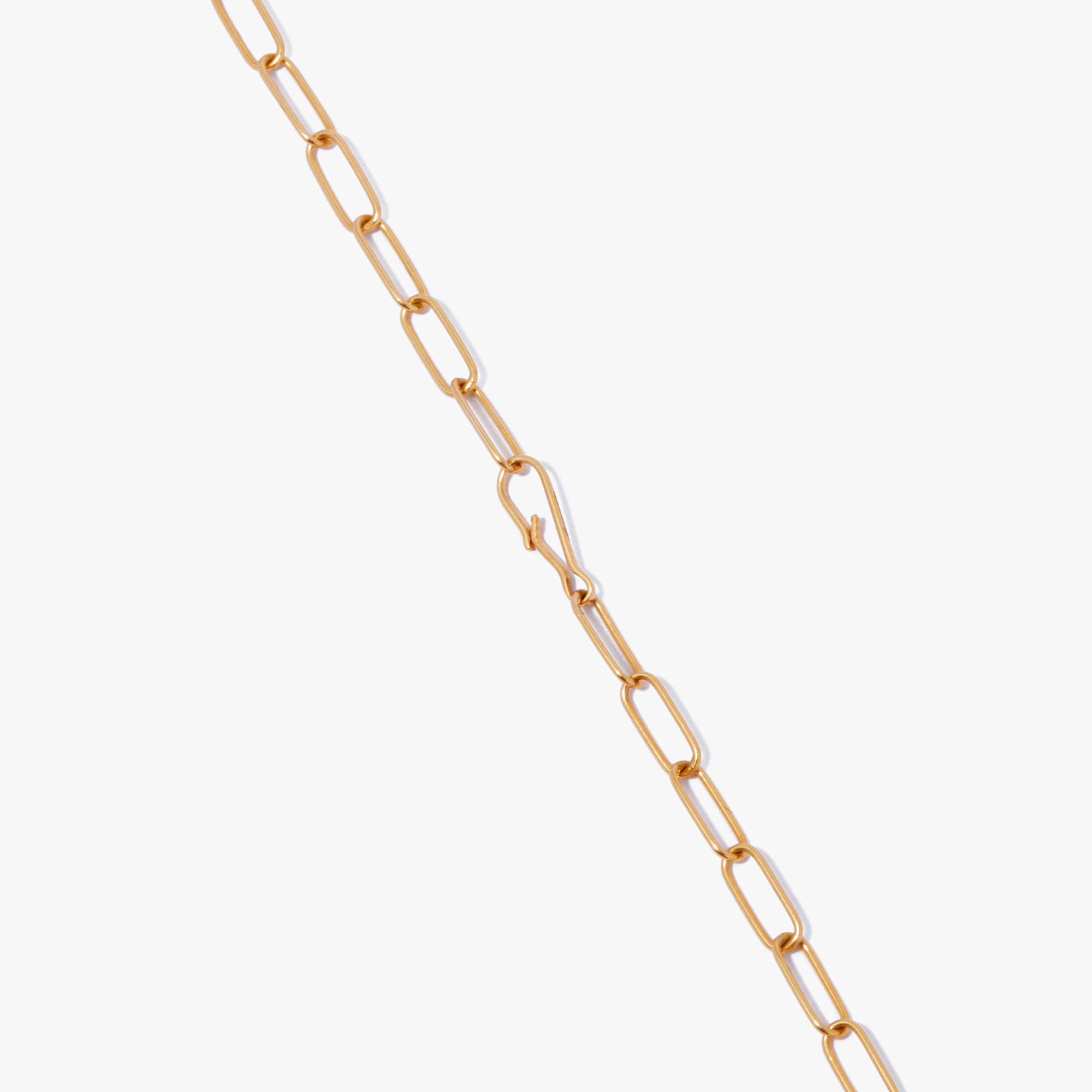 14ct Yellow Gold Large Mini Cable Chain Bracelet - Annoushka International