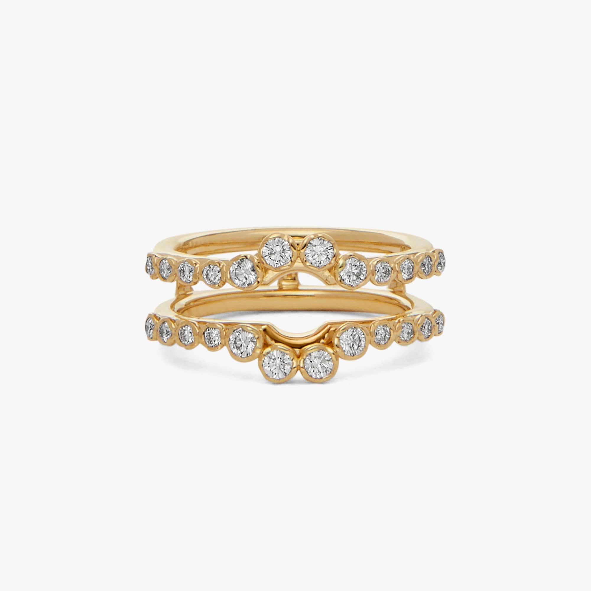 Marguerite 18k Yellow Gold Diamond Ring Jacket - Annoushka US