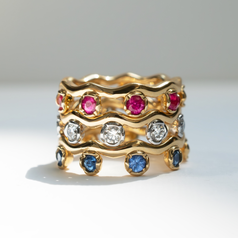 Eclipse 18k White Gold Diamond Eternity Ring - Annoushka US